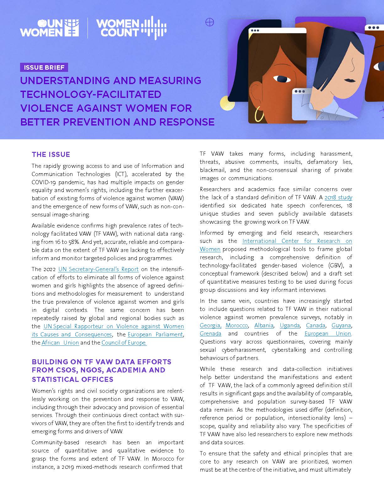 Understanding and measuring technology-facilitated violence against ...